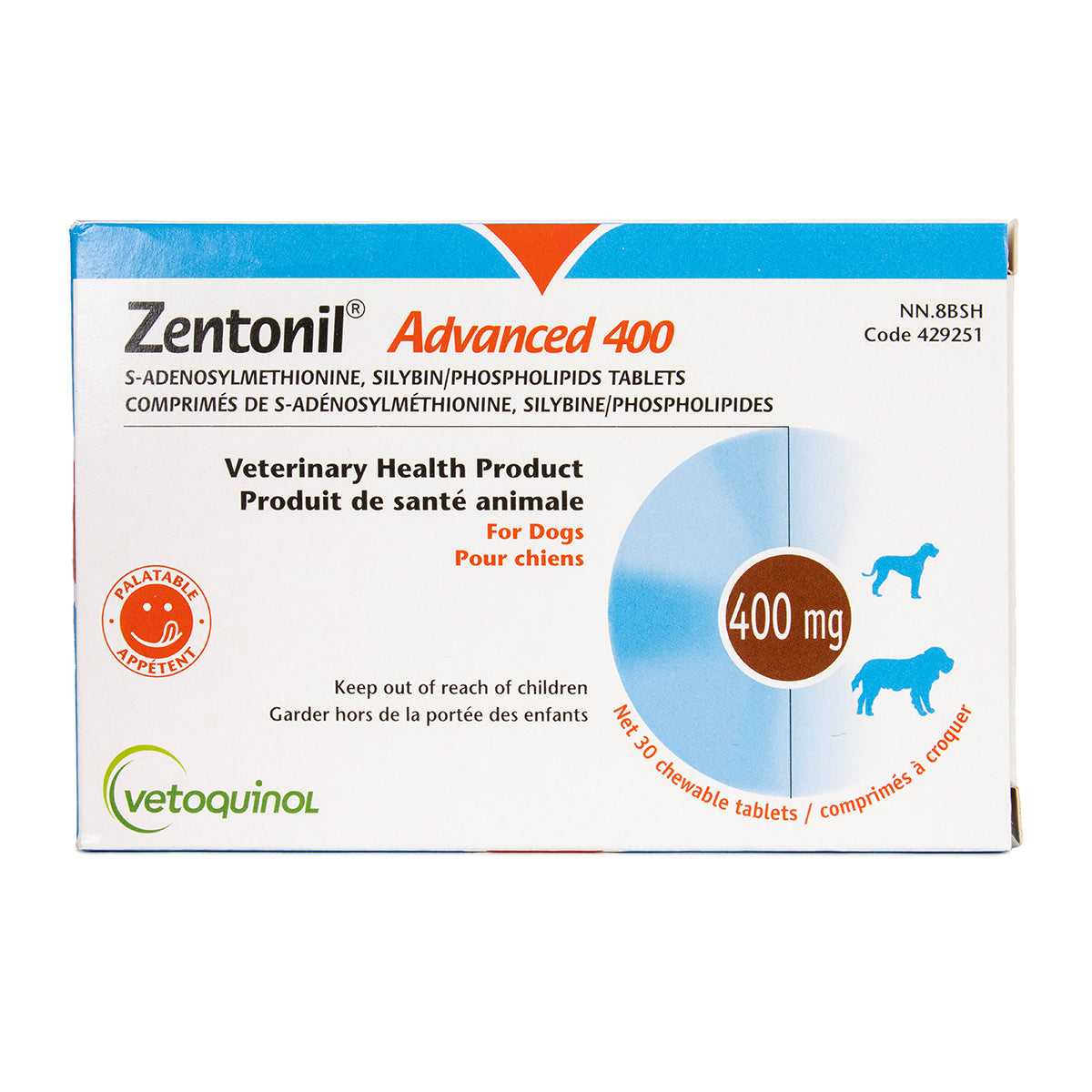 Zentonil Advanced 400 x 30 tabs – Kenora Veterinary Clinic